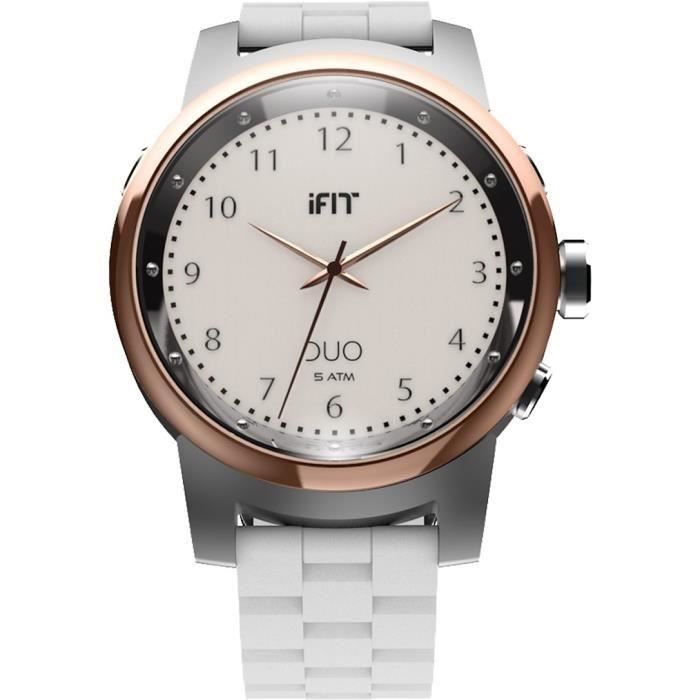 IFIT Montre connectée Duo Tracker d'activité Ronde Femme - Cdiscount ...