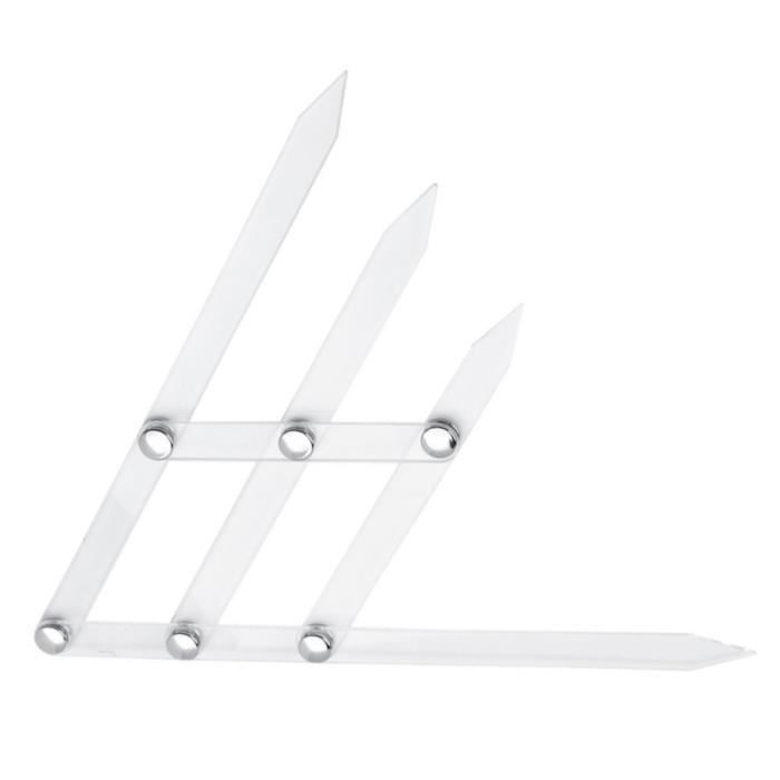 1 pc En Transparent Mesure Calipers Triangle Sourcils Formant Stencil ...