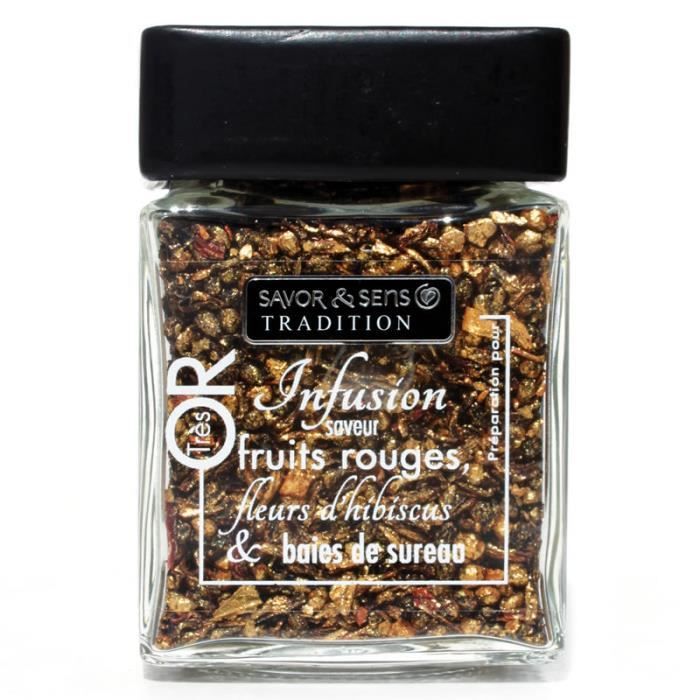 Infusion Saveur Fruits Rouges - 100g - Cdiscount Au quotidien