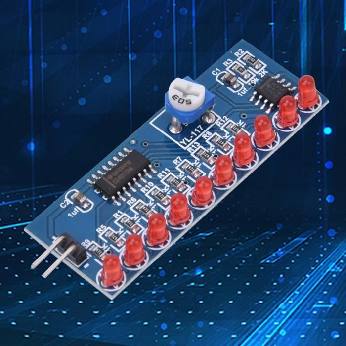 Sonew LED qui coule de l'eau 2 pièces NE555 + CD4017 LED Chaser Module ...