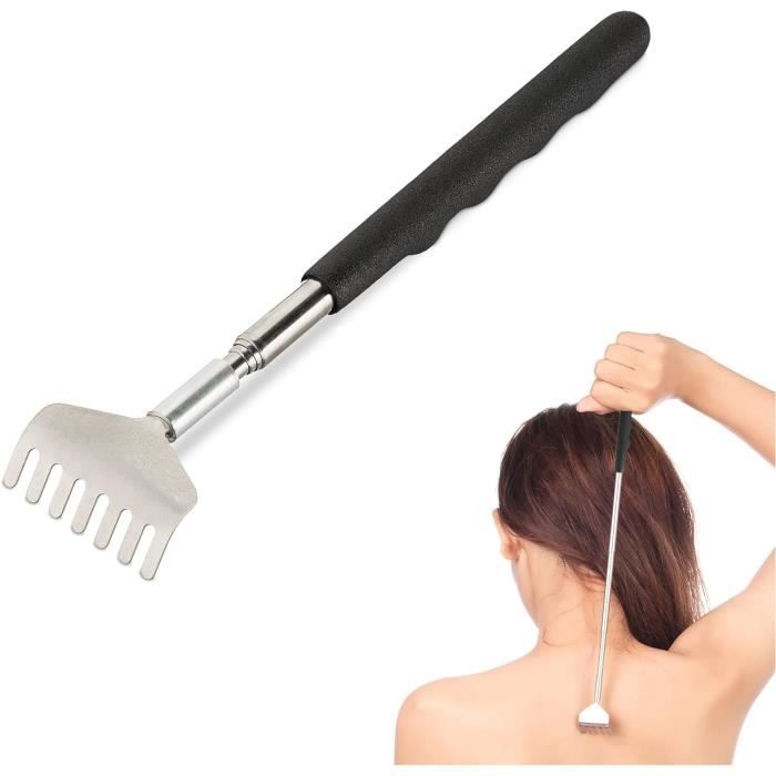 Gratte-dos télescopique, main extensible, poignée douce, 20-56 cm de ...