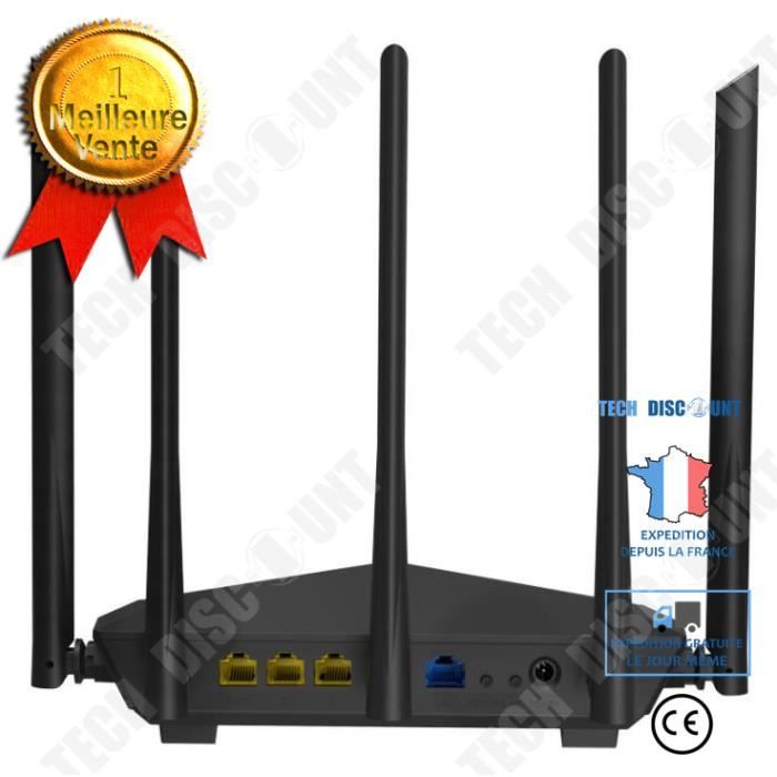 Routeur filaire - Tenda - AC7 - Pare-feu intégré - 300 Mbps ...