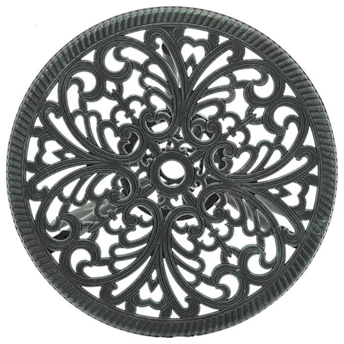 YAJ - Salons de jardin - Ensemble de bistro 3 pcs Aluminium coulé Vert ...