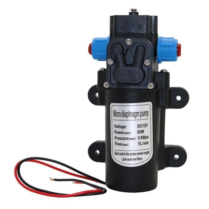 18mm -Micro pompe à eau à diaphragme, 12V, 60W, auto amorçage ...