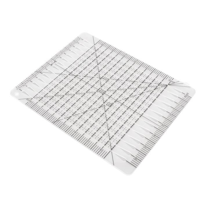 Règle de couture Règle de Quilting Acrylique Transparent Échelle ... Règle de couture Règle de Quilting Acrylique Transparent Échelle ...