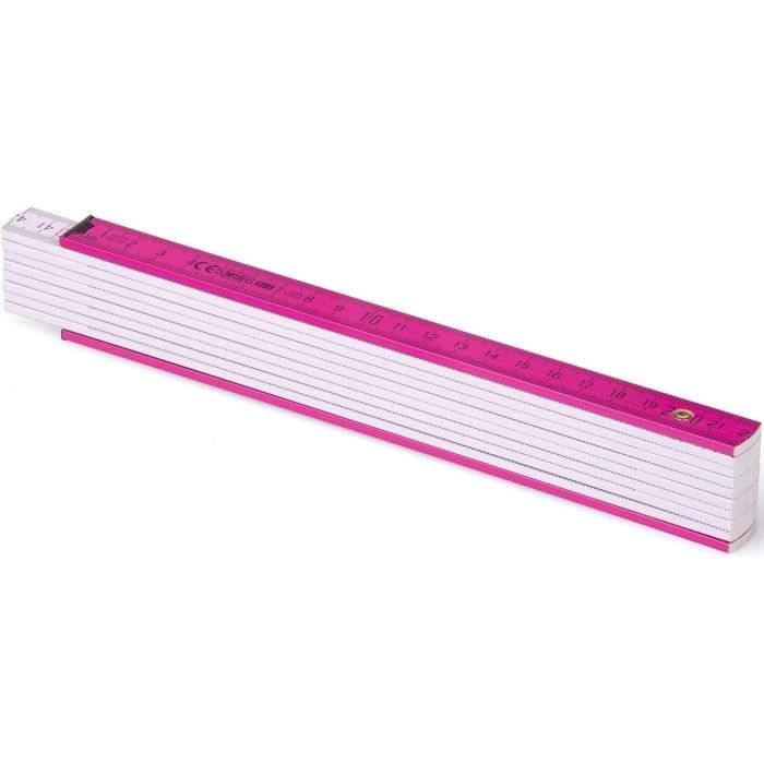 Metrie™ BL52 Règle Pliante en Bois Règle Pliante de 2 m de long, Règle ...