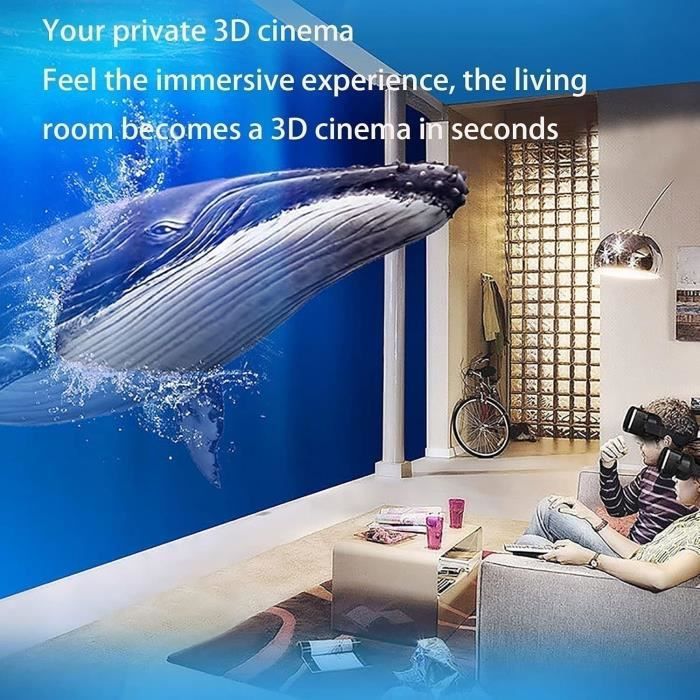 Casque Rv Lunettes Réalité Virtuelle Lunettes Vr Clarté Réglable ...