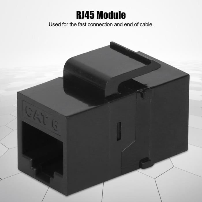 Module RJ45 droit de composant électronique d'accessoire de câblage de ...