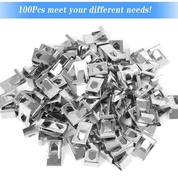 100PCS Clip pour Cadre Photo, Pince Lit Chauffant, Cadre Photo Cintre ...