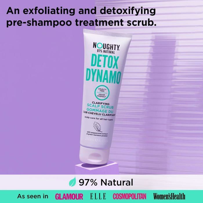 97% Natural Detox Dynamo Clarifying Shampoo, Soin Capillaire Végétalien ...