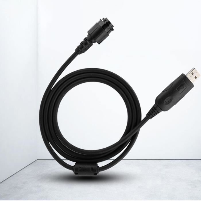 SURENHAP câble de programmation pour Motorola Câble de programmation USB pour talkie-walkie ...