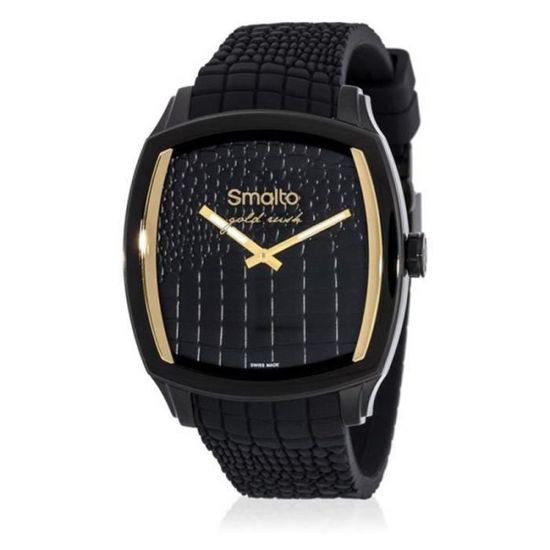 Montre Smalto Homme GR-3 - SNMG31C1BS1 Noir - Achat / Vente montre ...