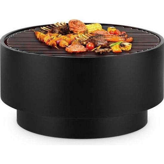 Braséro Blumfeldt Pompei - Ø 60 cm - Grill barbecue - plateau de table ...