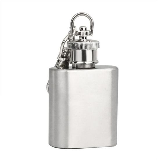 Duokon Mini flasque en acier inoxydable Mini Flasque Portable En Acier ...