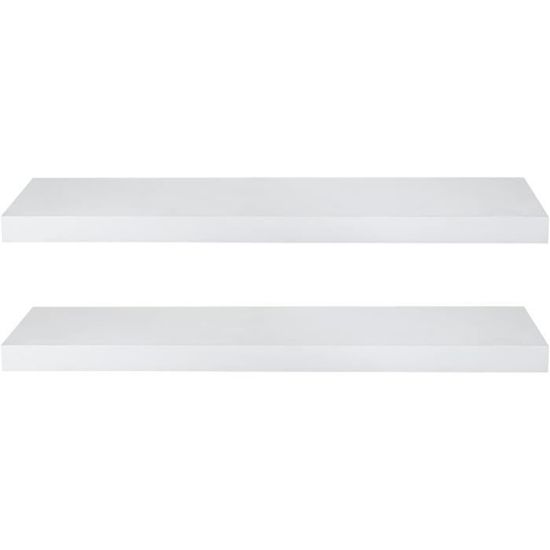 Lot De 2 Étagère MuraleÉtagère FlottanteÉtagère Rangement Murale, En ...