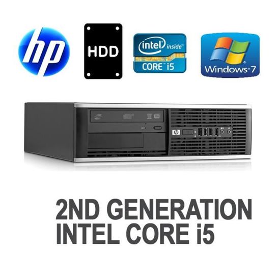 HP Compaq 6200 Pro SFF CORE I5 - RAM 4 Go - Disque dur 500 Go Sata ...