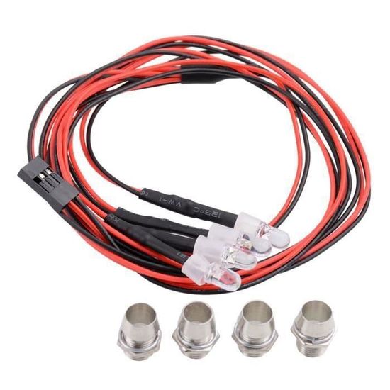 Cloud-Set de 4 Lampe Voiture LED Voiture RC Durable 70cm pour Modèle ...