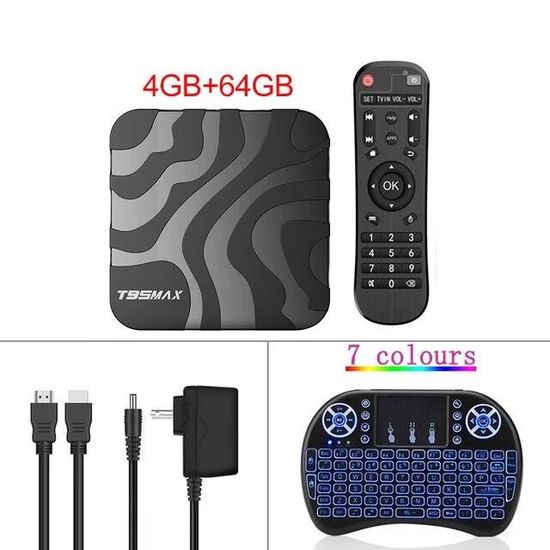 Boîtier Smart TV - RNCYN - T95 Max - Android 12 - 4K HD - Wifi 5G ...