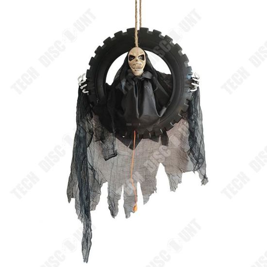 Décoration suspendue pour Halloween - TECH DISCOUNT - Pneu fantôme ...