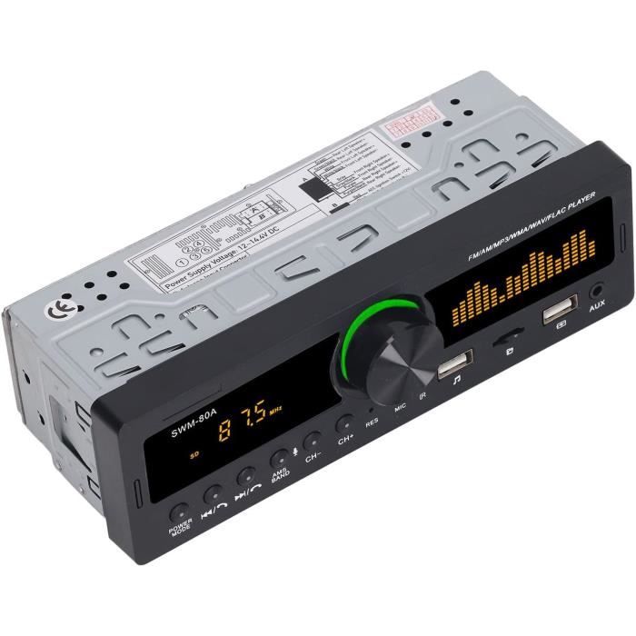 Autoradio Bt 5.0, Autoradios Avec Usb Et Lecteur Mp3, Couleurs Led ...