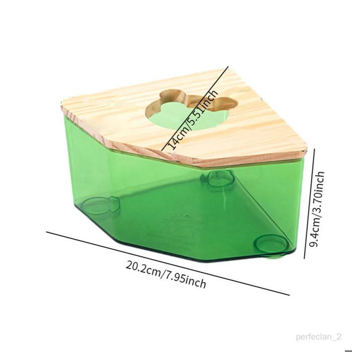 Boîte de bain de sable pour hamster Conteneur de sable de creusement en ...