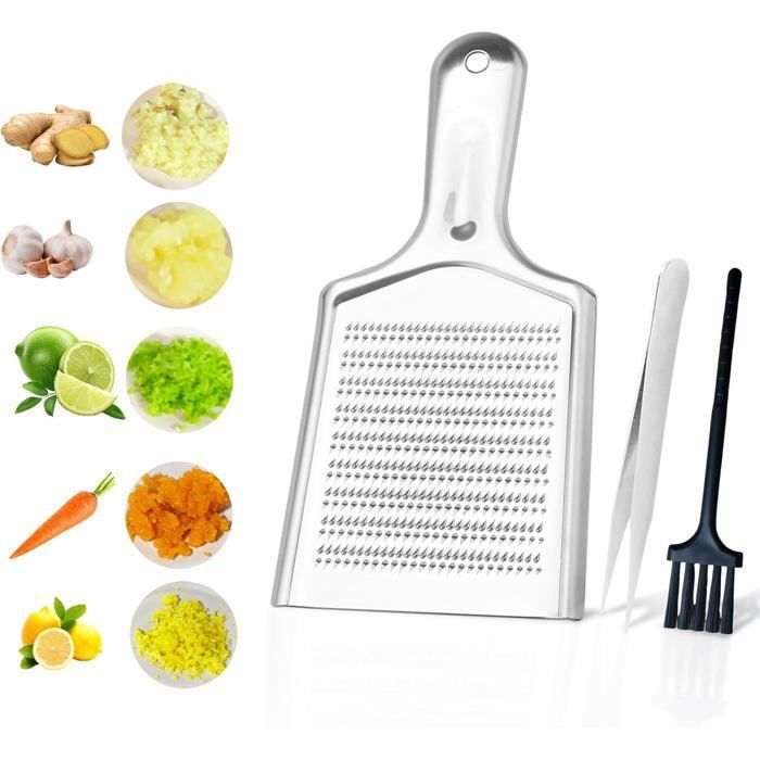 Râpe de Cuisine Zesteur Agrumes, Rapeuse Manuelle pour Le Fromage ...