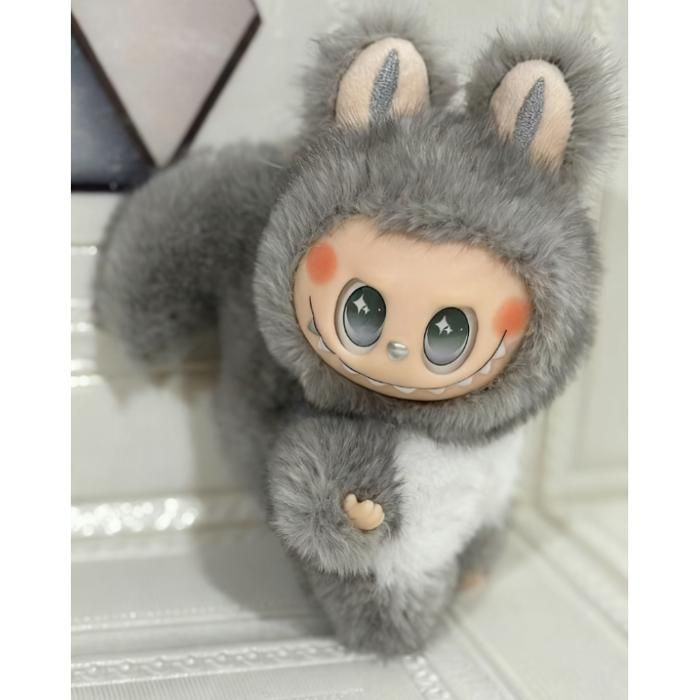 LABUBU - Écureuil gris - Pendentif en Peluche Vinyle-1 peluche PELUCHE ...