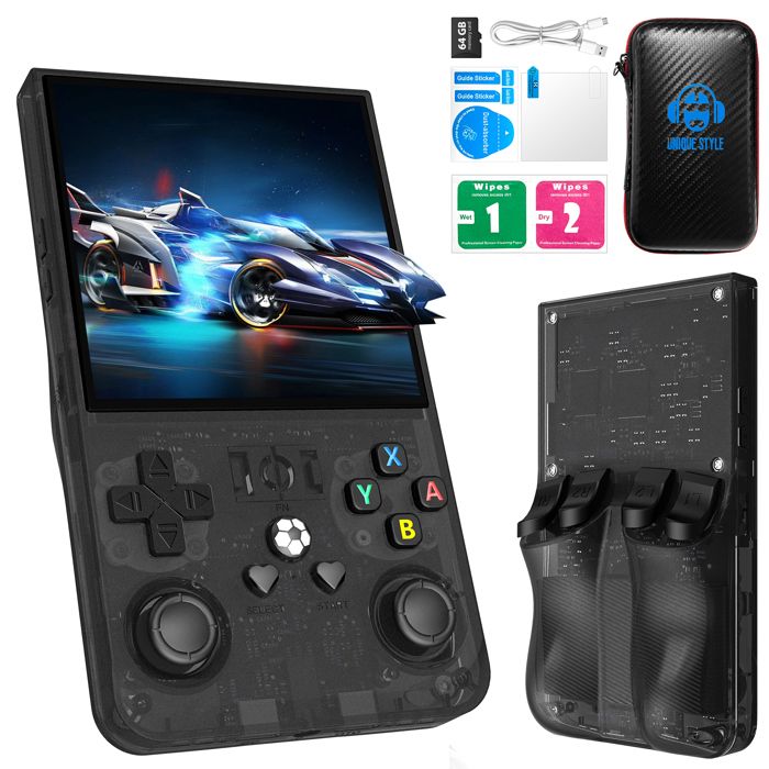 Open Source R36MAX Retro Handheld Video Game Console RK3326 Chip 64 ...