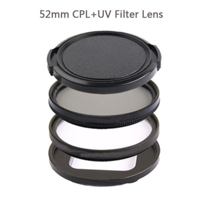 Tapez C--Filtre de lentille UV 52mm, Protection de lentille polarisante circulaire CPL pour ...