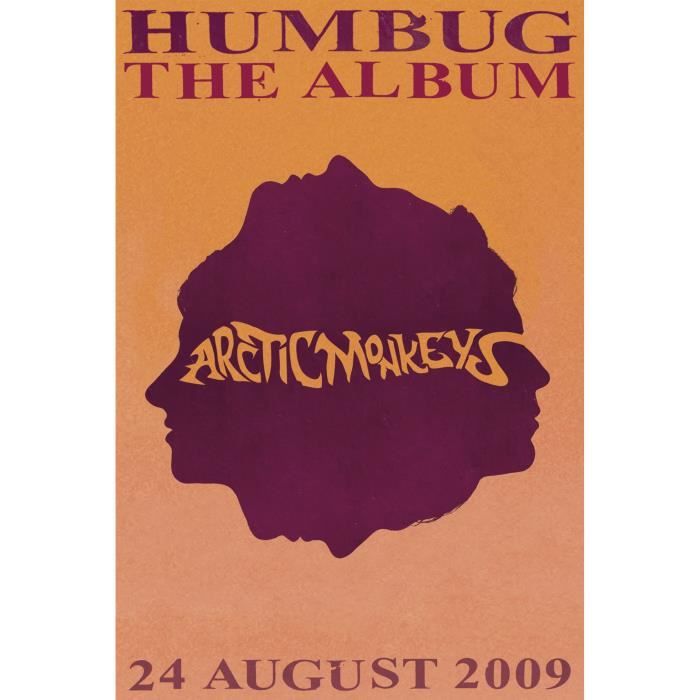 Papier peint psychédélique Arctic Monkeys Trip Trippy Humbug 29,7× 42,0 ...