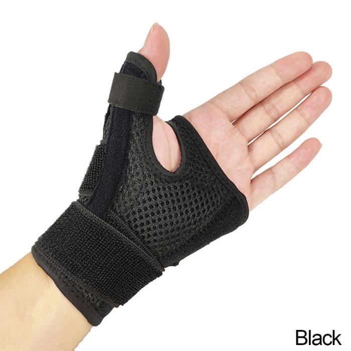 Noir-Orthèse de poignet pour le pouce, Support de poignet de Sport ...