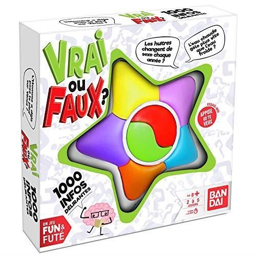 Bandai Funs & futés-Vrai ou Faux société-Jeu d'ambiance interactif pour ... Bandai Funs & futés-Vrai ou Faux société-Jeu d'ambiance interactif pour ...