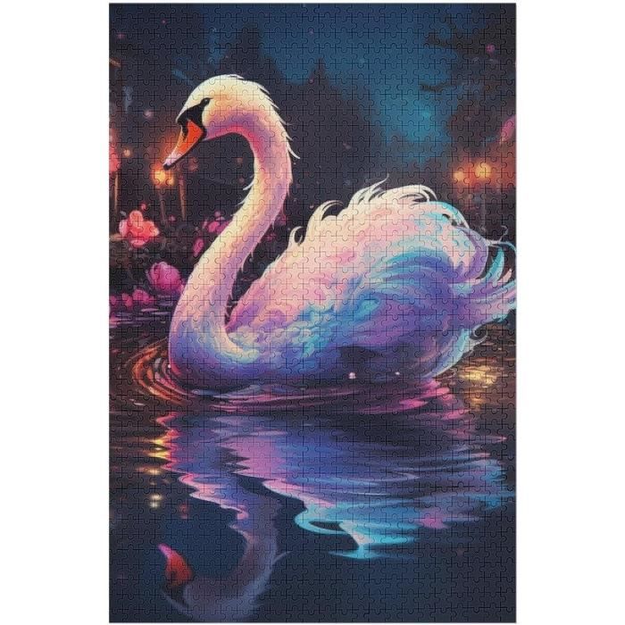 Puzzle De 1000 Pièces En Forme De Swan Pour Adultes, Adolescents Et ...