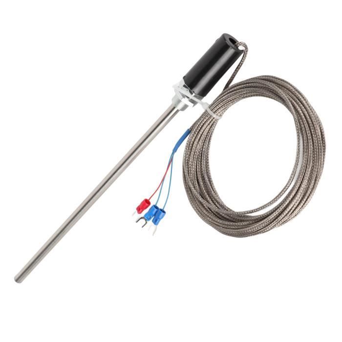 EJ.life Thermocouple en acier inoxydable Sonde M12 Thermocouple PT100 ...