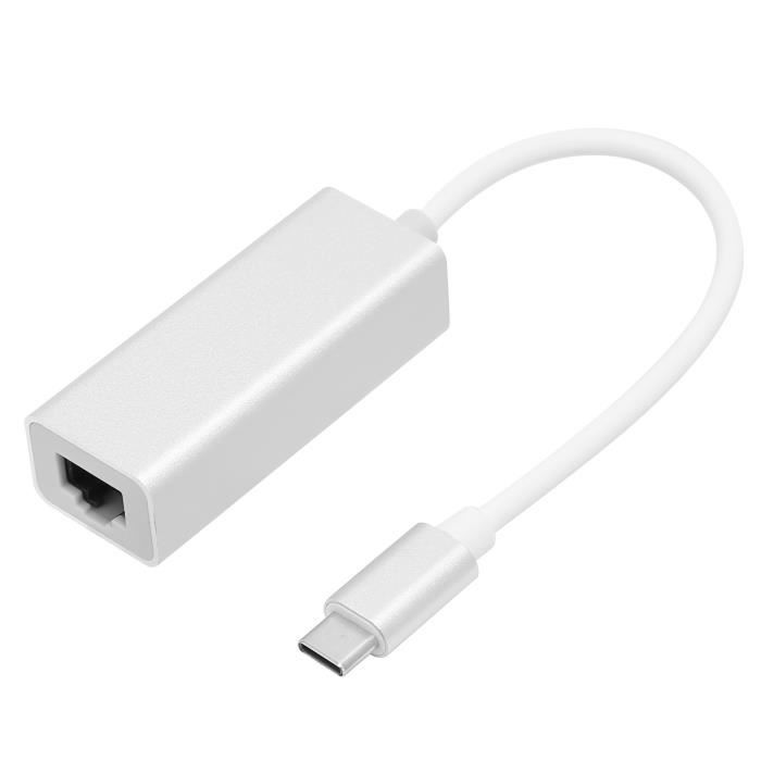 EJ.life adaptateur USB C Ethernet RJ45 Adaptateur de Type C vers RJ45 ...