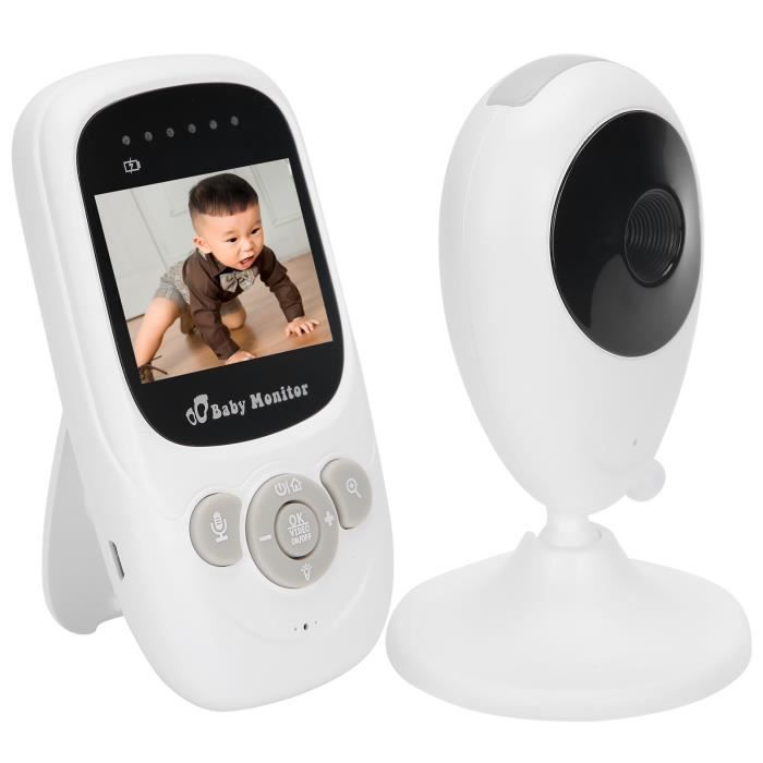 Fdit Moniteur bébé vidéo sans fil Moniteur bébé sans fil 2.4G Fonction ...