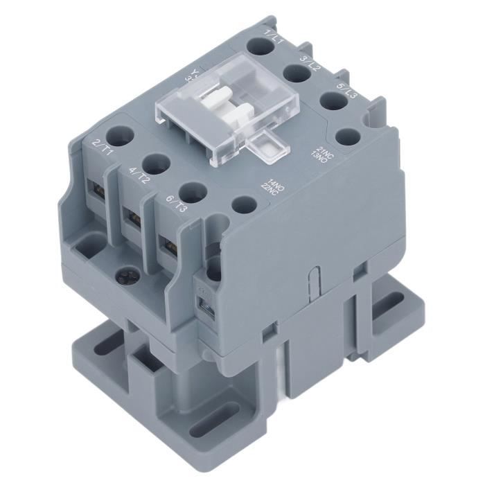 Contacteur AC - HURRISE - YJX2-3211 - 32 A - Triphasé - 1 NO 1 NC - Cdiscount Bricolage