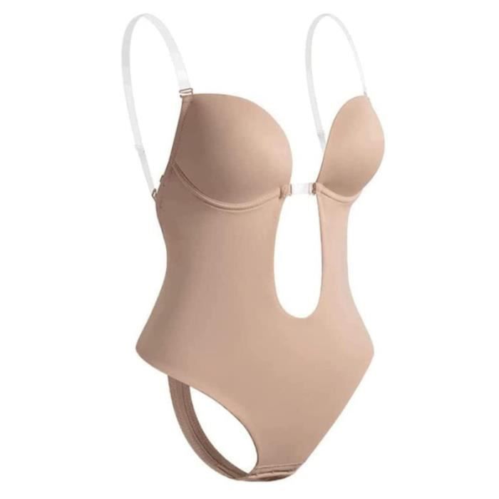 Dos Nu Body Shaper, Body Complet String Sexy sans Couture, Entrejambe ...