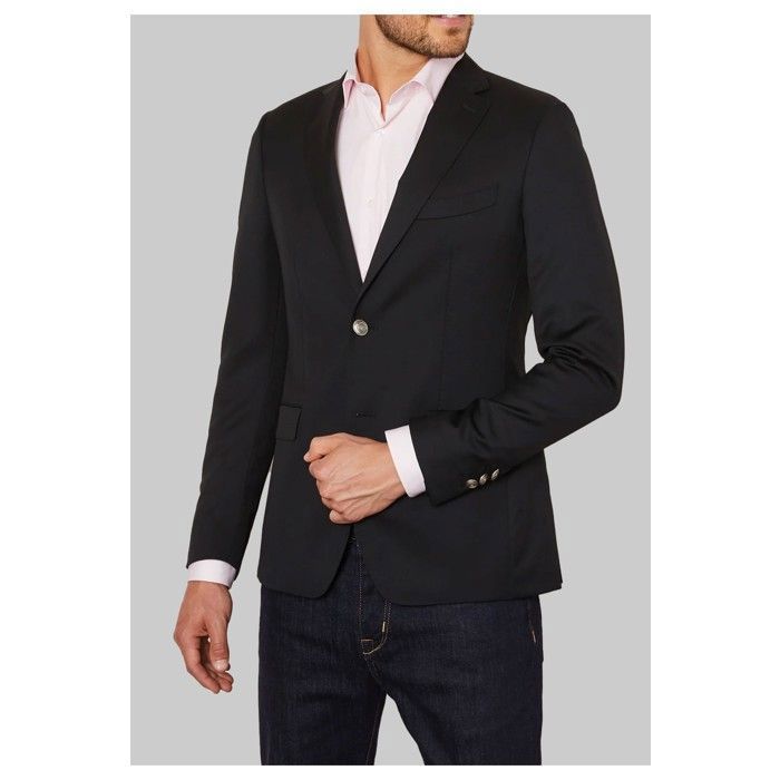 Veste Blazer 2 boutons Bill Tornade Noir Homme Noir - Cdiscount Prêt-à-Porter