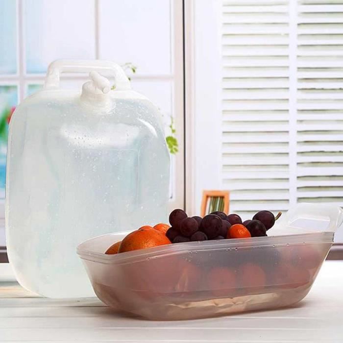Conteneur d'eau pliable Porte-entreposage d'eau multifonctionnel pliant ...