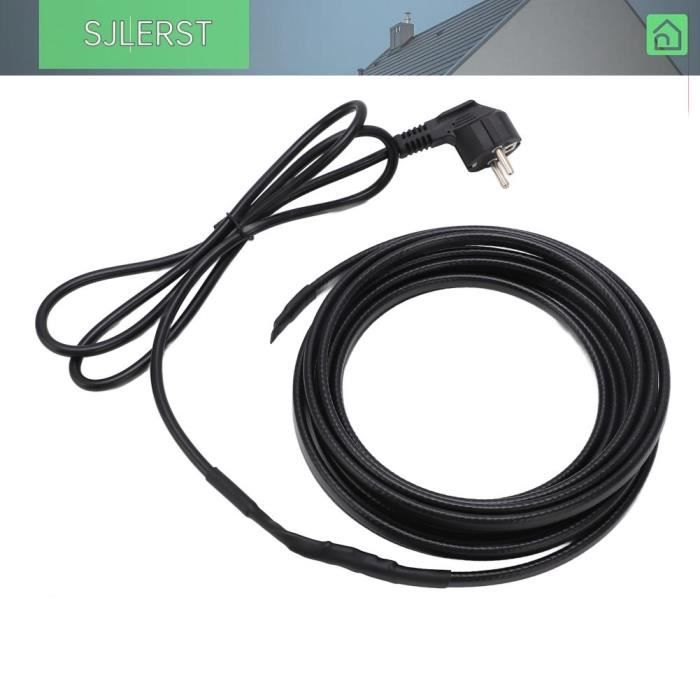 Sjlerst Ruban Chauffant pour Tuyaux avec Prise 5 Mètres Auto-Régulant ...
