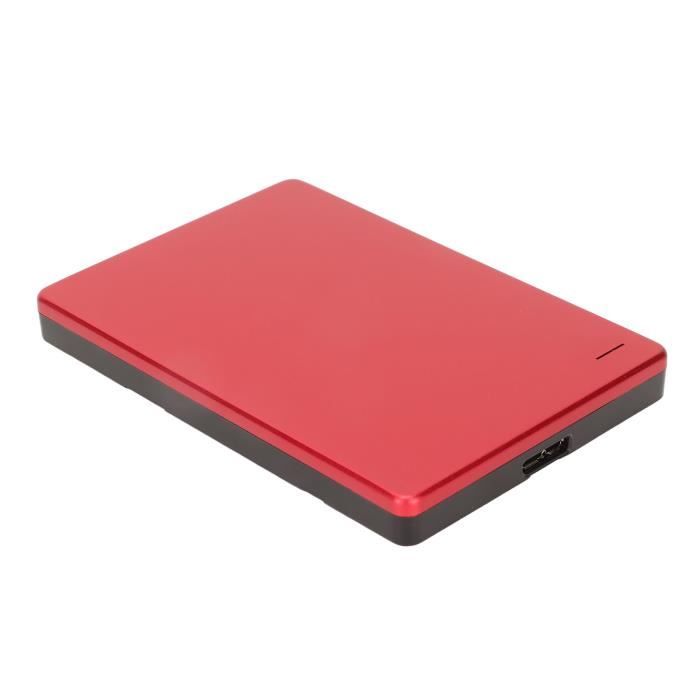 Disque dur externe - TBEST - 500 Go - USB 3.0 - 2,5 pouces - Rouge ...