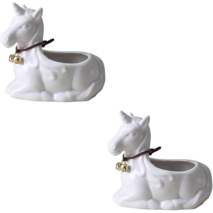 Pot De Fleurs 2pcs Pots Mignons Mini Pot De Fleur Plantes Succulentes Conteneurs De Plantes