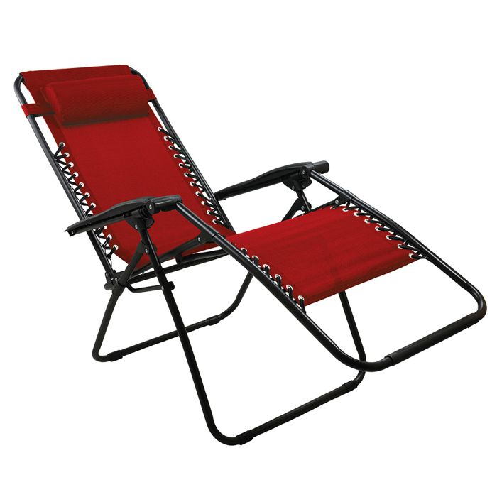 Fauteuil de jardin Transat Bain de soleil Pliable Inclinable avec ...