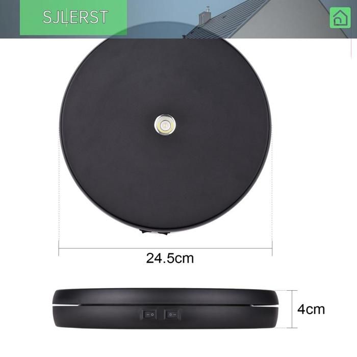 Sjlerst présentoir rotatif Plateau tournant électrique motorisé pour ...