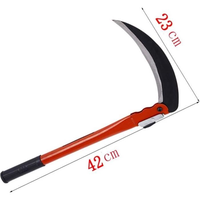 Faucille agricole et forestière multifonctionnelle de jardin, manche ...