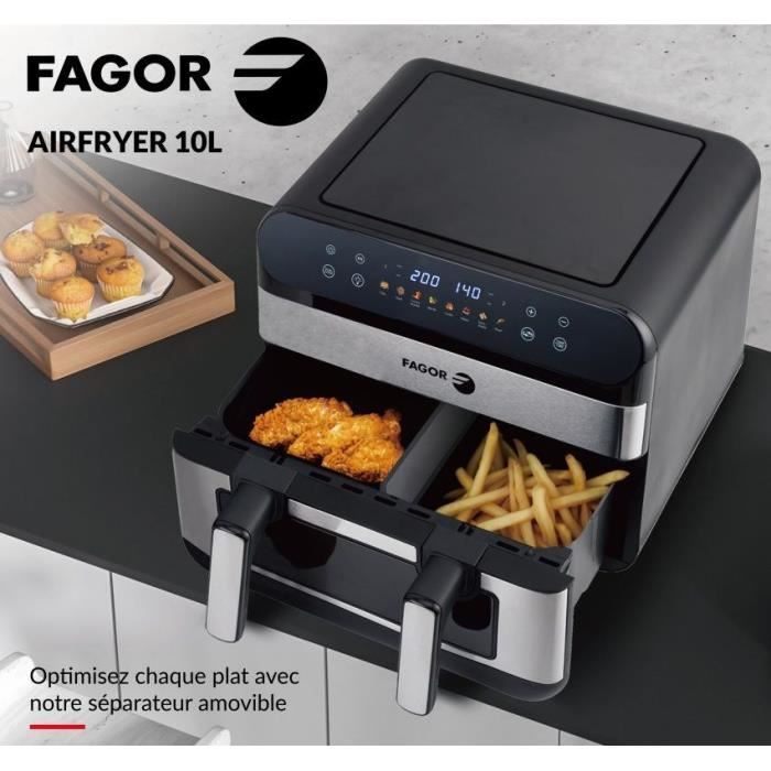 Friteuse sans huile FAGOR - Airfryer FGF10 - Capacité 10L - Double ...