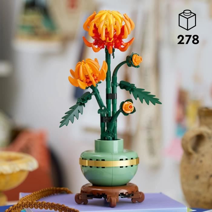 LEGO® Icons 10368 Le Chrysanthème - Set de Décoration Florale à ...