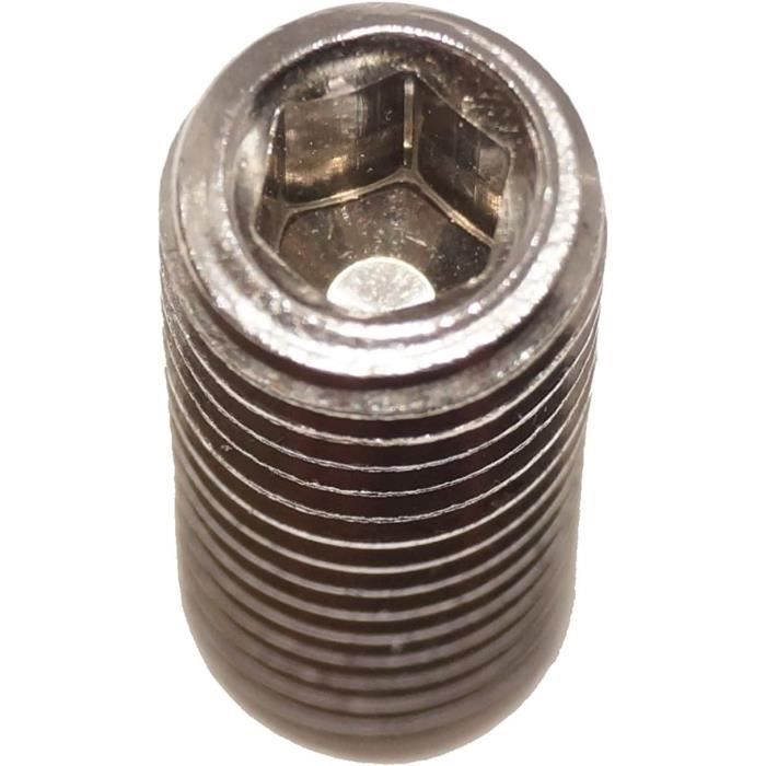Lot De 5 Vis Sans Tête M4 X 3 Avec Six Pans Creux Et Embout Conique ...