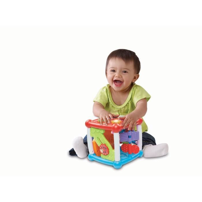 Cube d eveil Vtech Baby Turn Learn Version Anglaise Mixte 6 mois Cdiscount Jeux Jouets